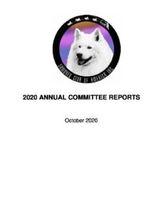 2020 ANNUAL REPORT - FINAL v3 - Samoyed Club of America